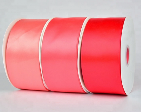 4 inch satin ribbon double faced wide solid color 100yards/spool ...