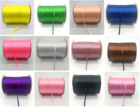 1/8 inch double faced satin ribbon black, white, pink 196colors ...